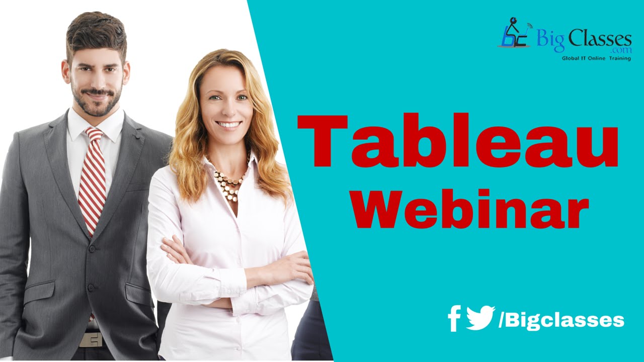 Tableau Online Training tutorial - BigClasses - YouTube