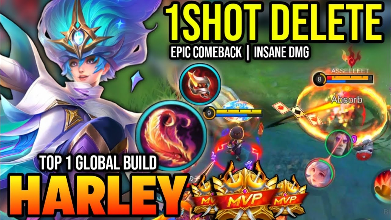 HARLEY BEST BUILD 2022 | BUILD TOP 1 GLOBAL HARLEY GAMEPLAY | MOBILE LEGENDS - YouTube