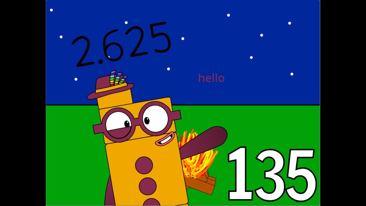Numberblocks band 512ths 135 - YouTube