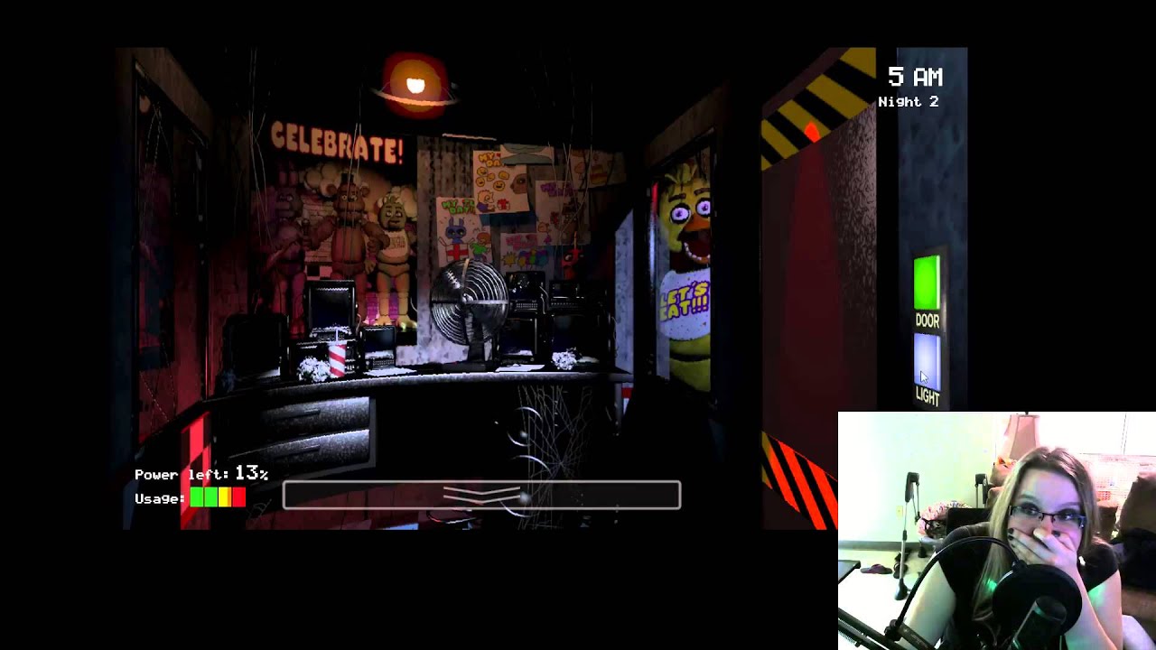 FNAF Night 2 - ARE YOU SERIOUS!? [Game Crash/Camera Disabled....I went ...