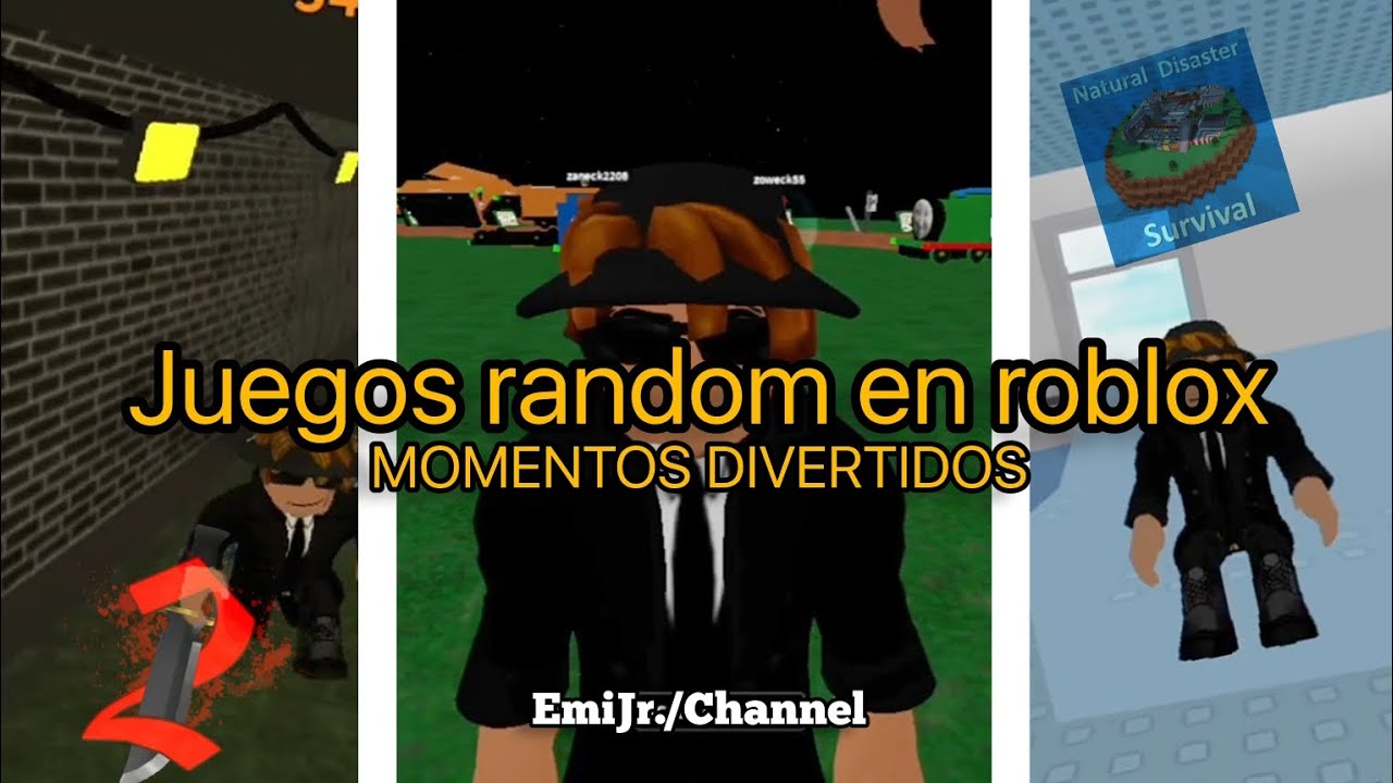 JUEGOS RANDOM en ROBLOX Pt. 1 - YouTube