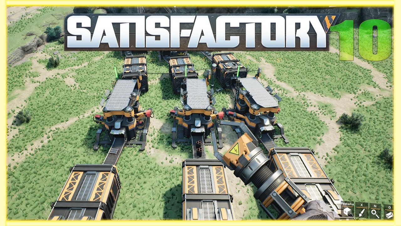 SATISFACTORY #10 | EL ACERO! | GAMEPLAY ESPAÑOL | MrWesiim Y - YouTube