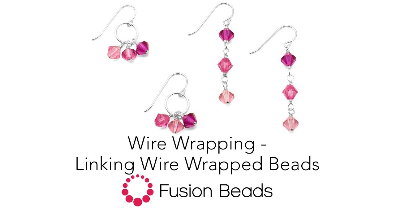 Learn to Link Wire Wrapped Beads with Fusion Beads - YouTube