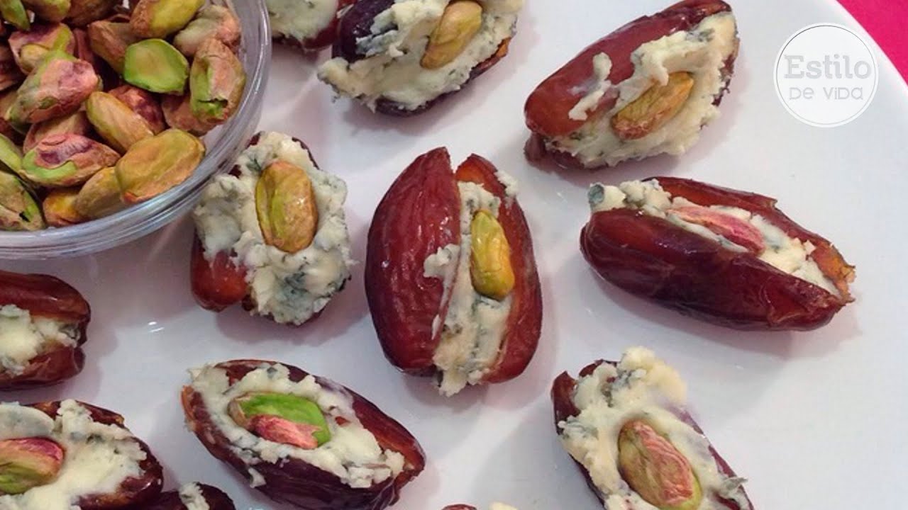 Dátiles rellenos | Receta fácil - YouTube