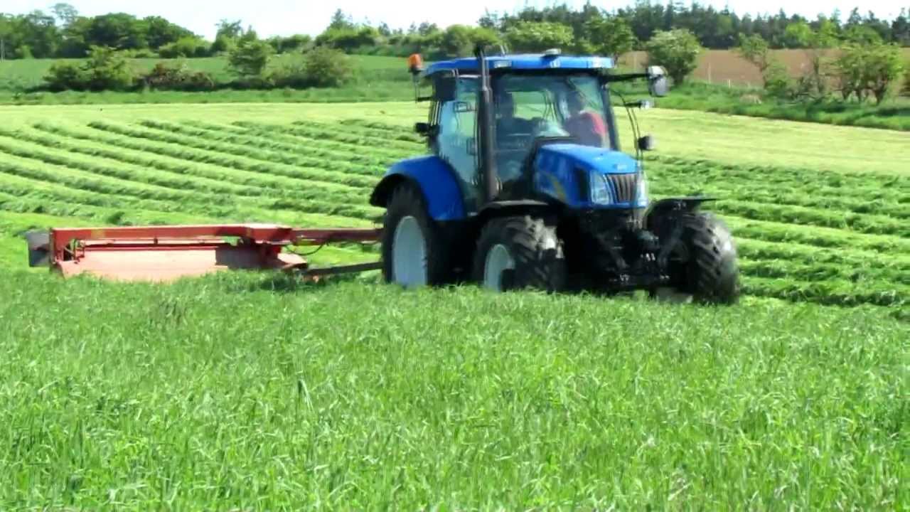 Mowing the Hay 2013 - YouTube