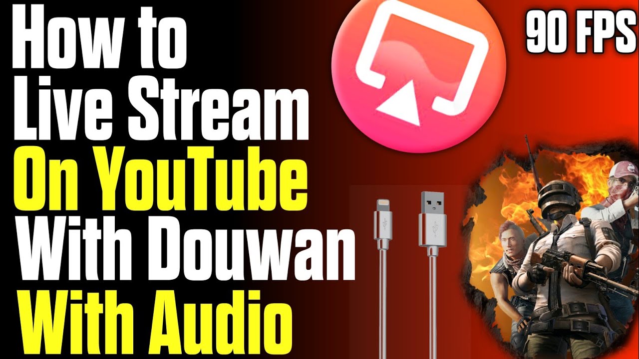 How to Live Stream On YouTube With Douwan App || Best Free Mirroring ...