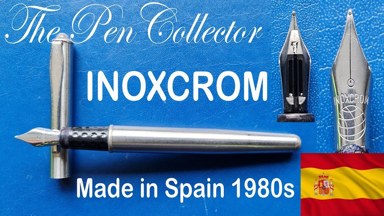 INOXCROM Steel Fountain Pen Review - YouTube