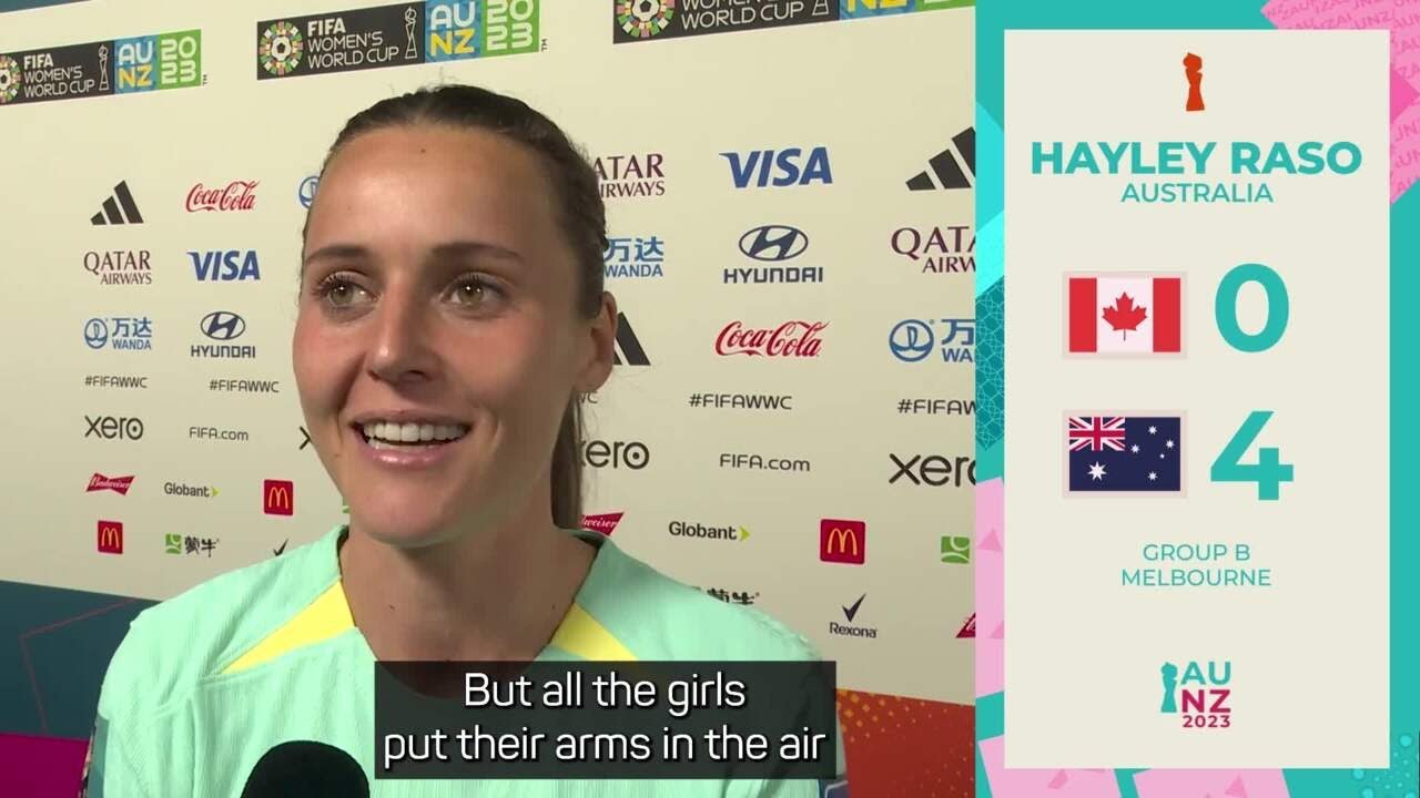 Raso recounts the moment her first World Cup goal was awarded - YouTube