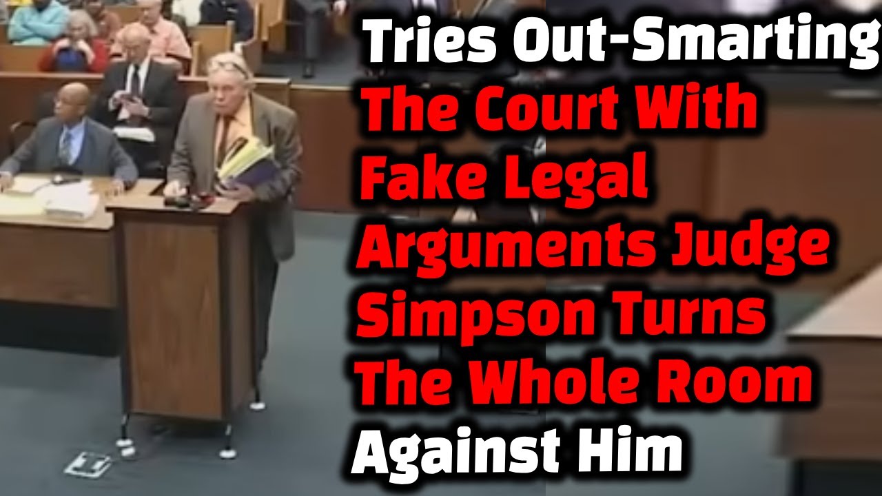 Sovereign Citizen CRASHES & BURNS in Judge Simpson’s Courtroom - YouTube