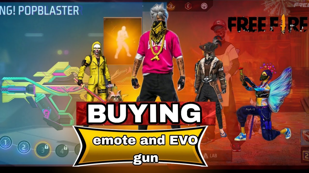 Buying emote and EVO gun - YouTube