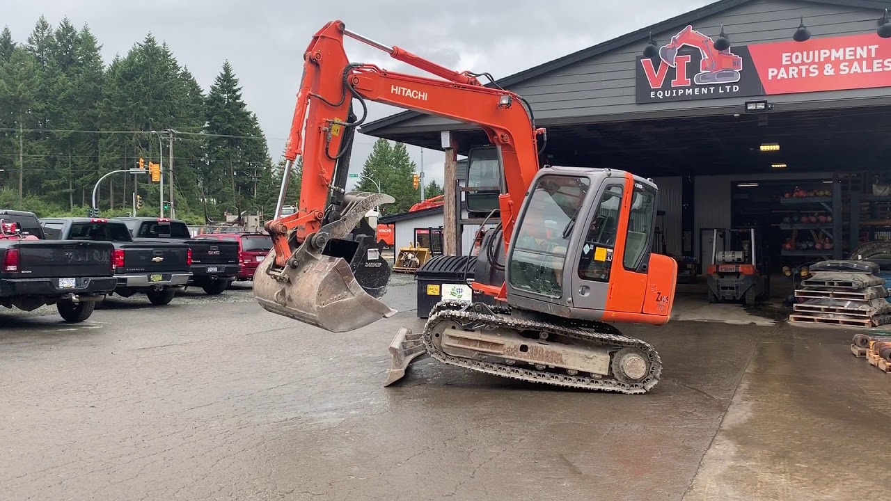 Hitachi ZX70 Video - YouTube