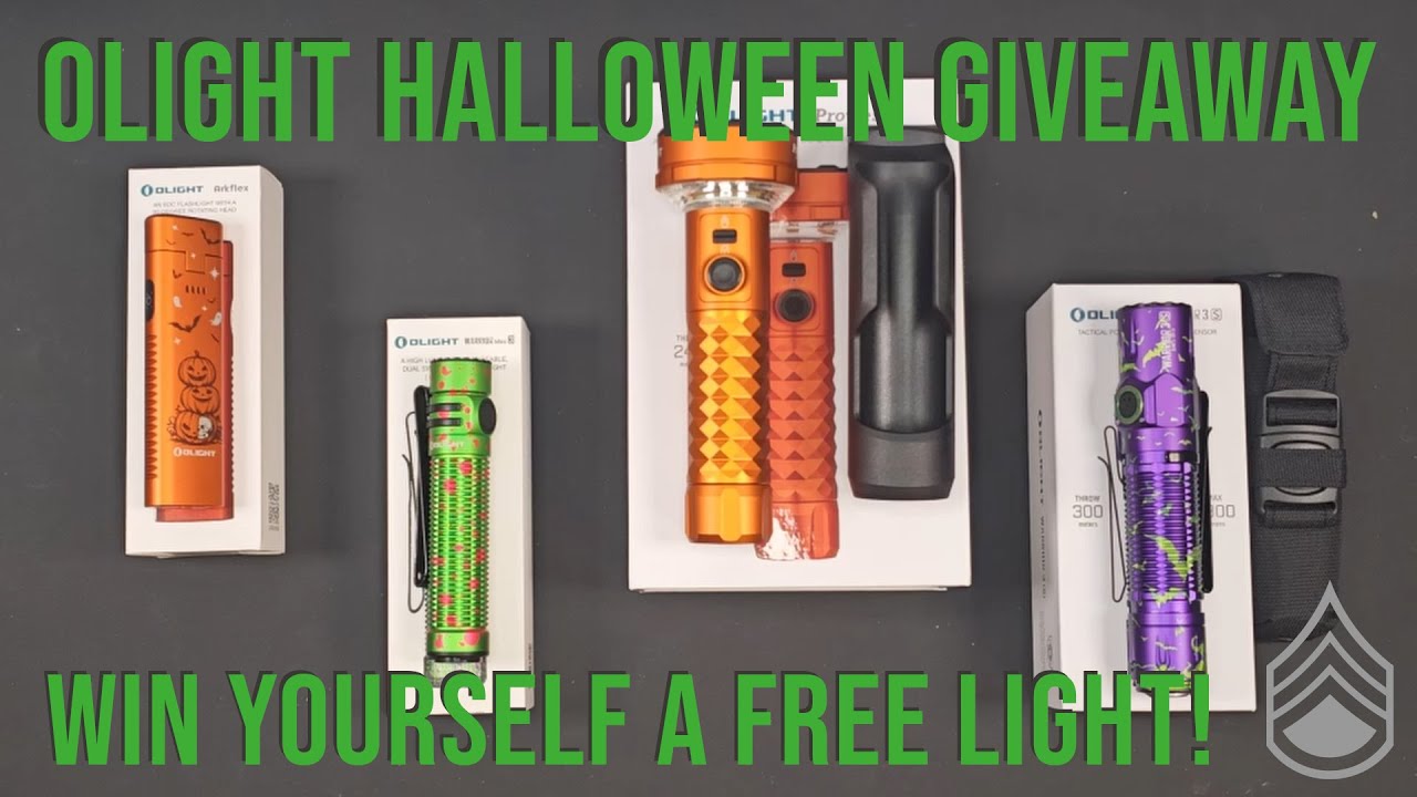 Olight Halloween Giveaway and Sale! Win A FREE OLIGHT! - YouTube
