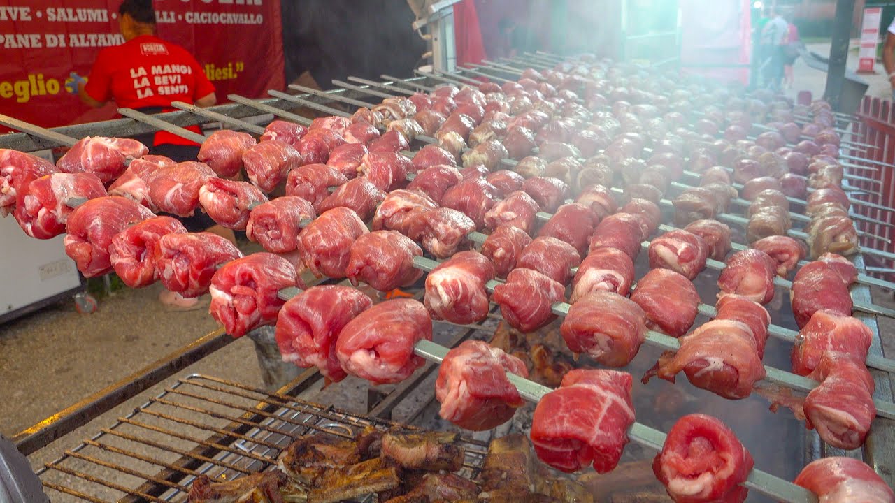 Italian Meat Grill. Traditional from Apulia, South Italy - YouTube