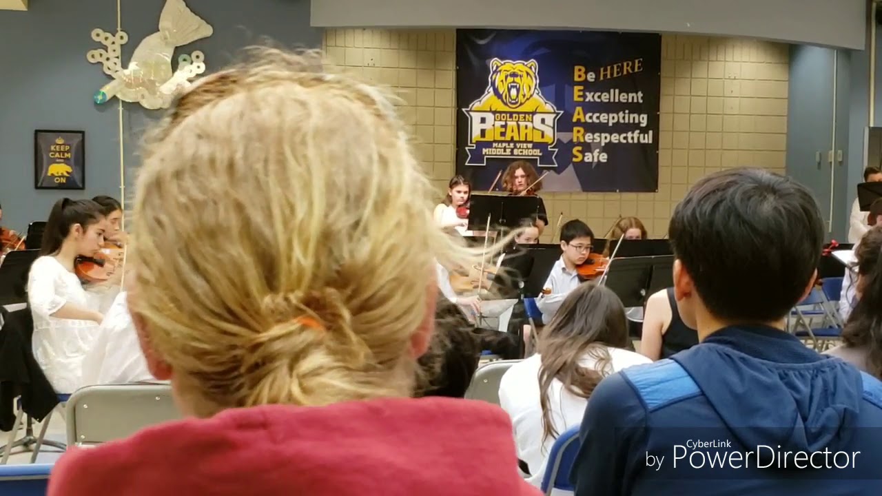 Maple View Middle School - Spring Orchestra Concert - YouTube