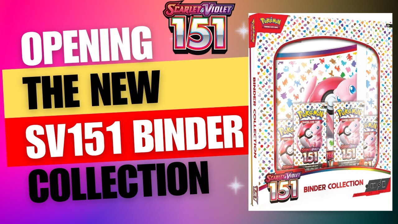 Check Out the ALL NEW Binder From the Scarlet & Violet 151 Binder ...