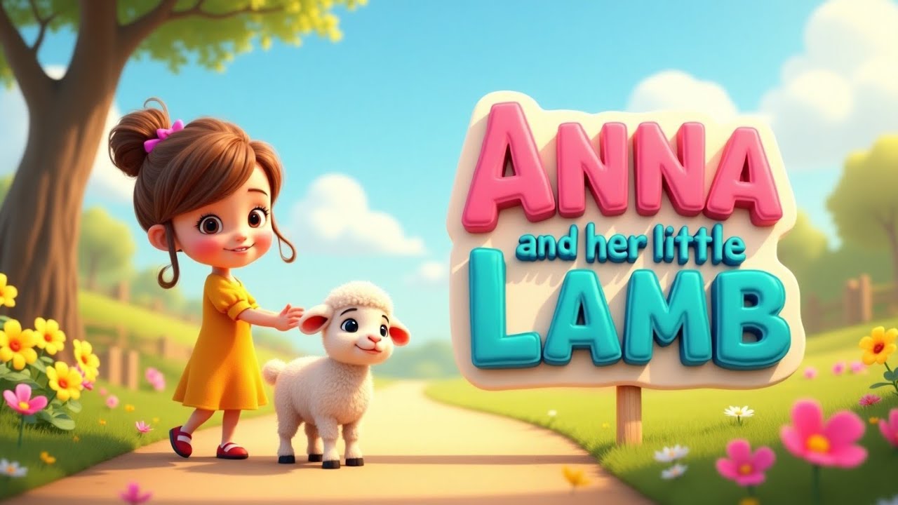 Anna and Her Little Lamb – A Sunny Walk Home | Cute Pixar-Style ...