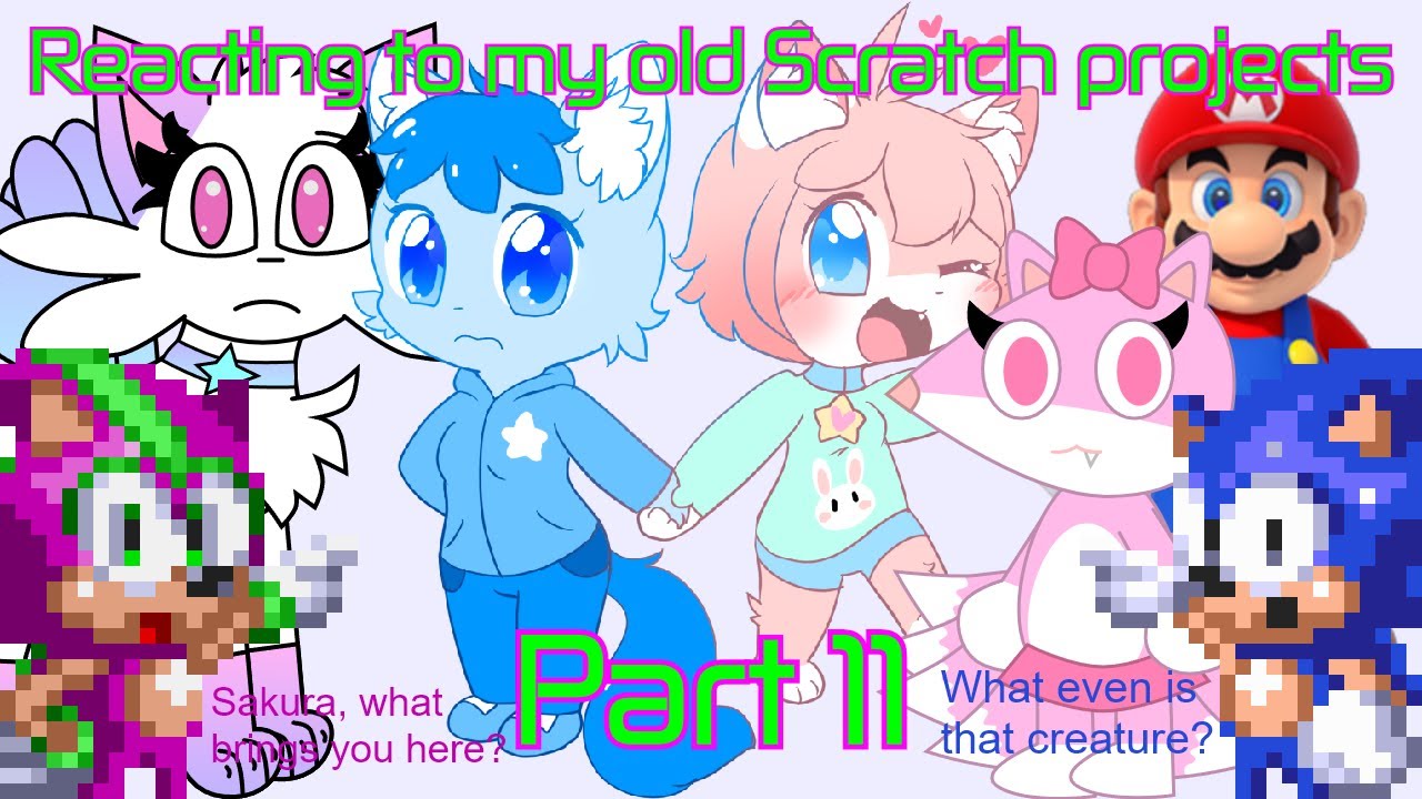 Reacting to my old Scratch projects for the eleventh time - YouTube