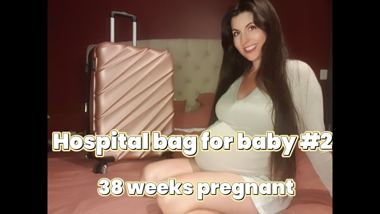 What's in my Hospital Bag at 38 weeks pregnant - YouTube