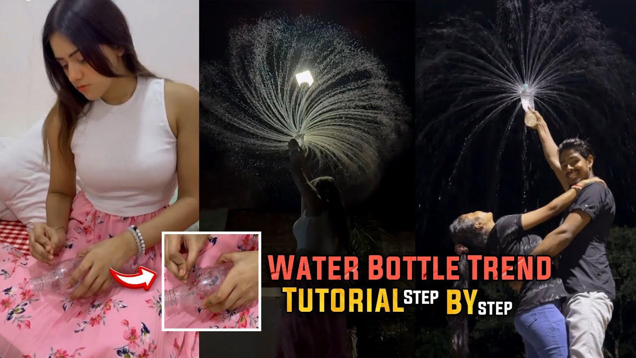 Water bottle trend | Water bottle trending Reels | Bottle trend - YouTube