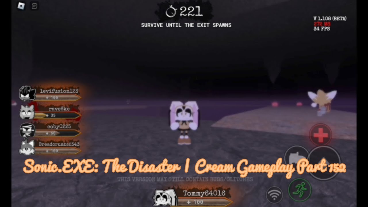 Sonic.EXE: The Disaster | Cream Gameplay Part 152 - YouTube