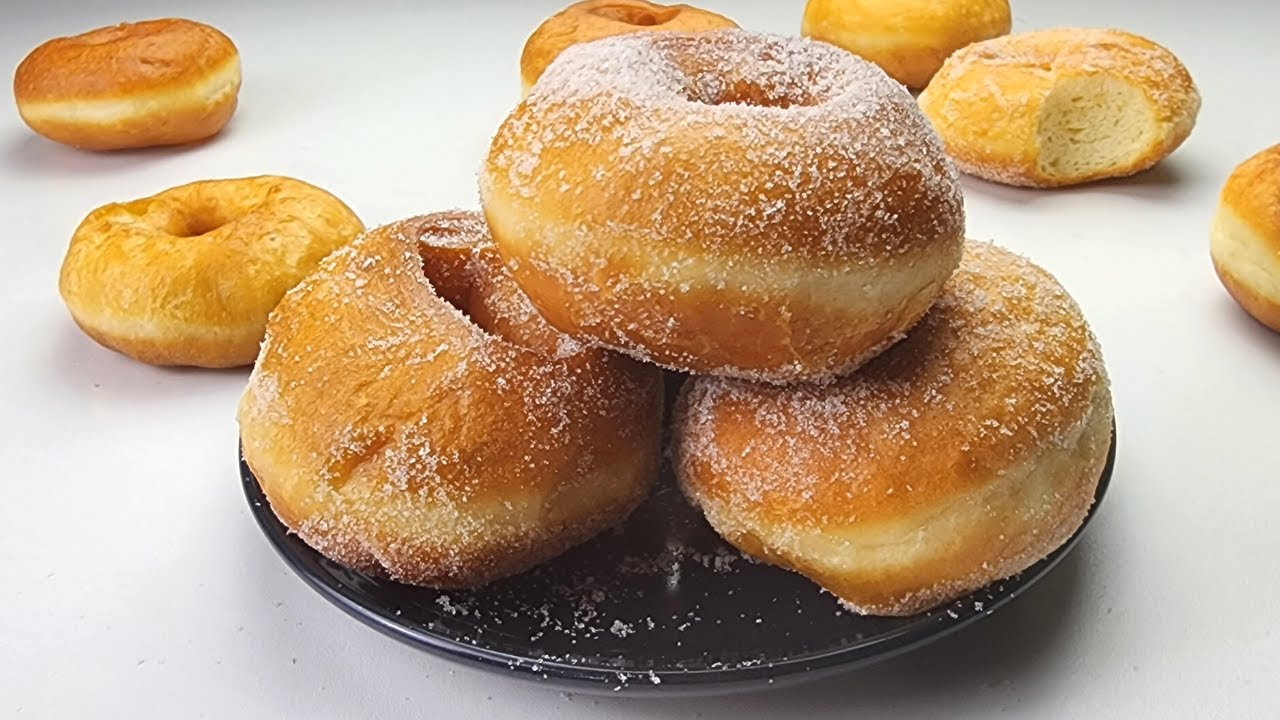 Easy Fluffy Doughnuts - How To Make The Perfect Doughnut Recipe - YouTube