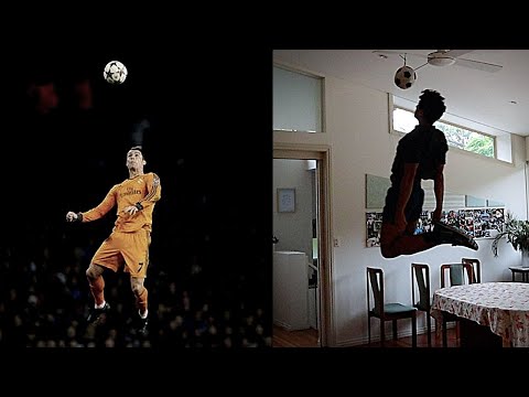 I TRIED TO JUMP AS HIGH AS CRISTIANO RONALDO