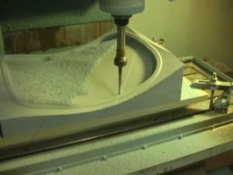 CNC machining of Ren Shape tool - YouTube
