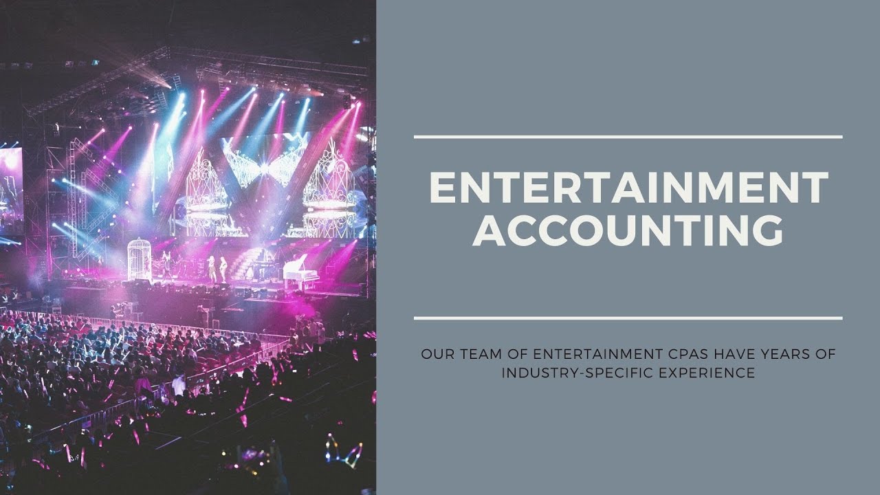 Entertainment Accounting services at Fusion CPA - YouTube