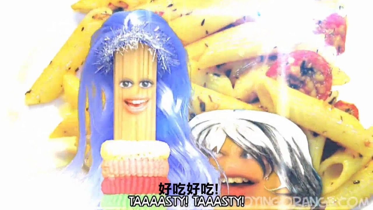 柳丁擱來亂 Lady Pasta(中英文字幕內嵌版(重翻)Annoying Orange: Lady Pasta - YouTube