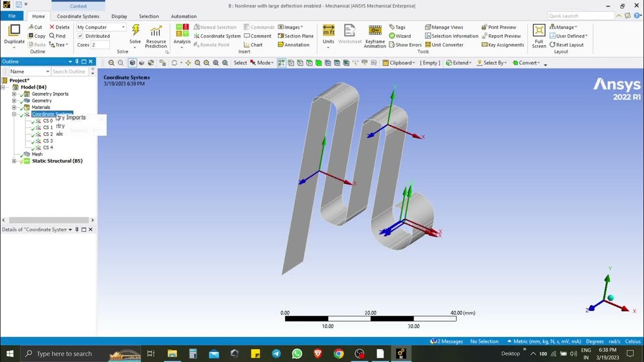 How to refine mesh at the curvature areas - YouTube