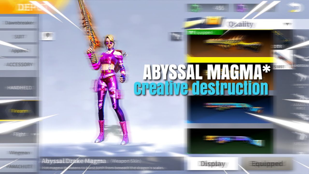 Creative destruction new shotgun skin gameplay... - YouTube