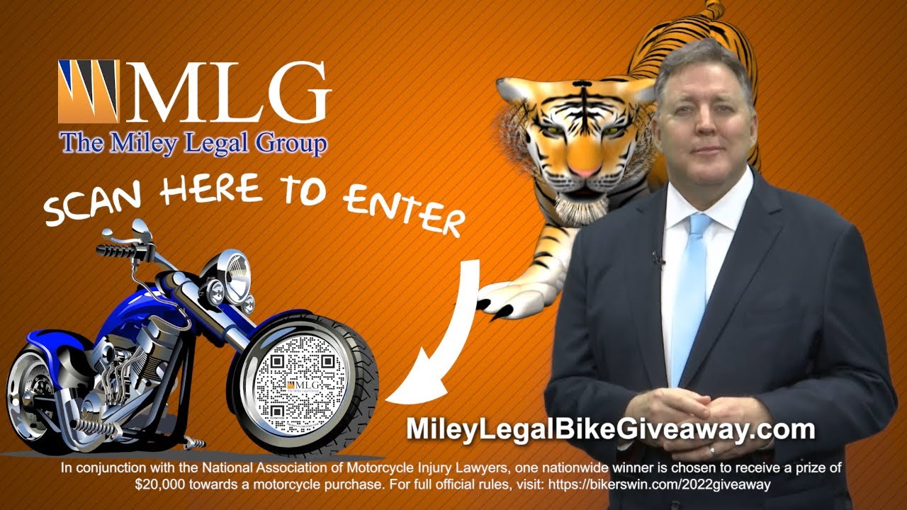 Miley Legal Motorcycle Giveaway (NAMIL) - YouTube