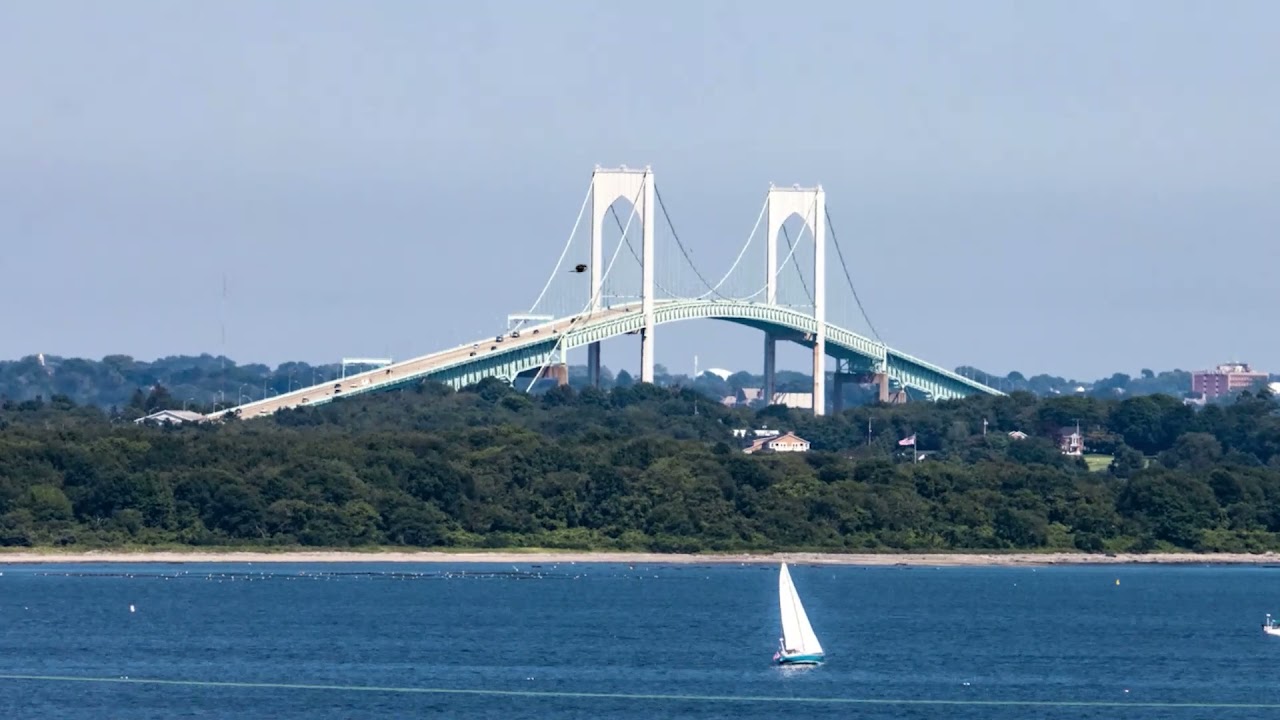 Newport Bridge Time-lapse 7 24 2021 - YouTube
