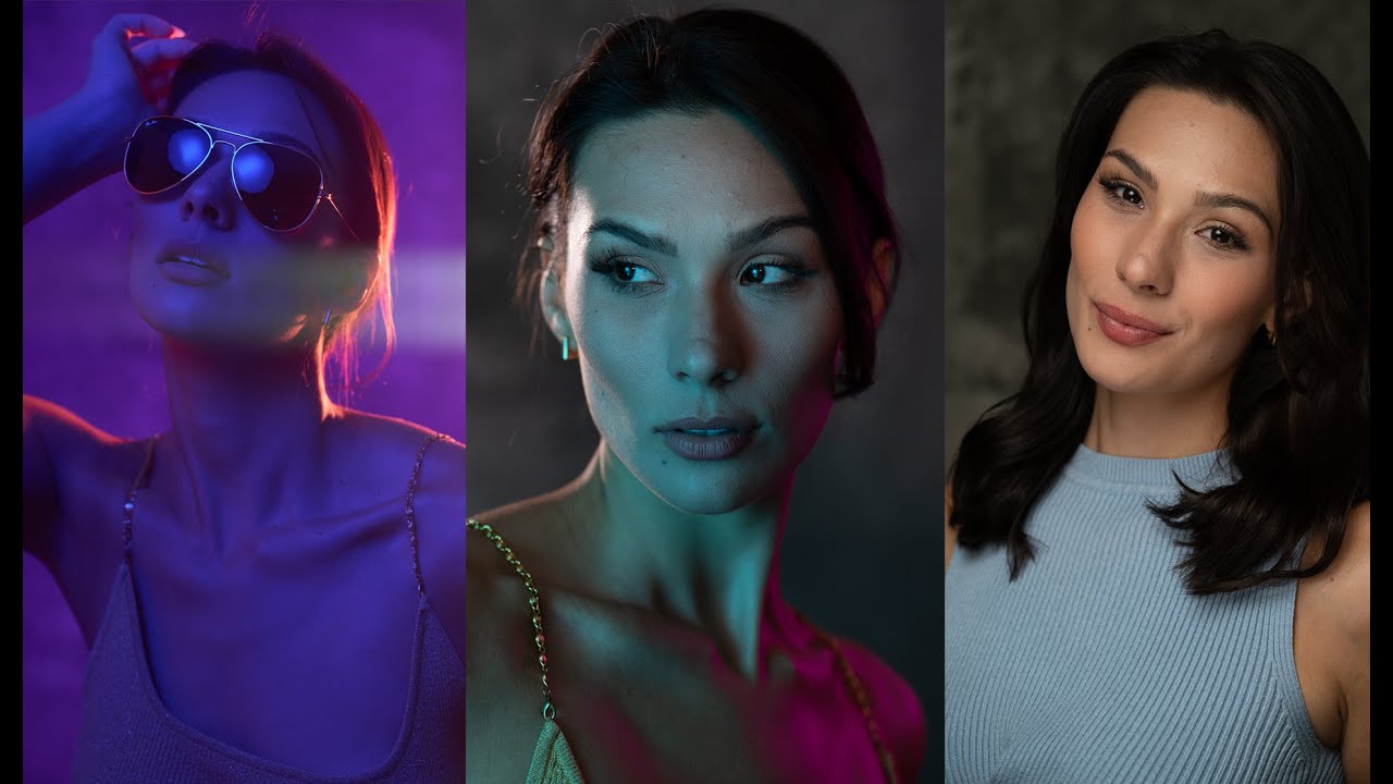 Studio Portrait Photography Workshop - START TO FINISH! - YouTube