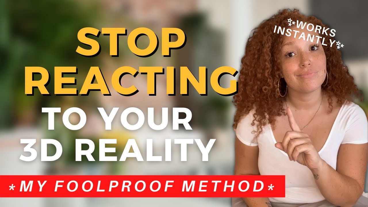 How To STOP REACTING to 3D | Easy Method - YouTube