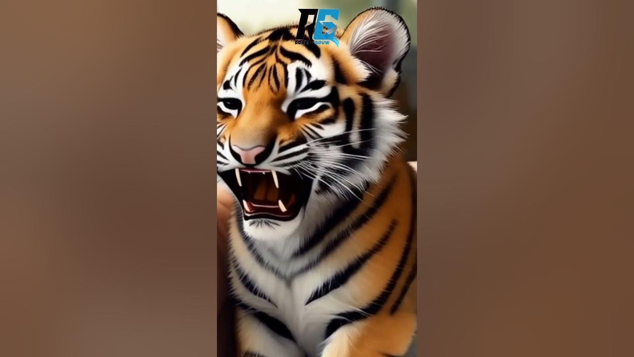 Imagine this cute little guy as your work buddy at your desk ️#trending #tiger #shorts - YouTube