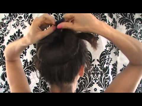 How to make a Single Bun with Twist A Bun - YouTube