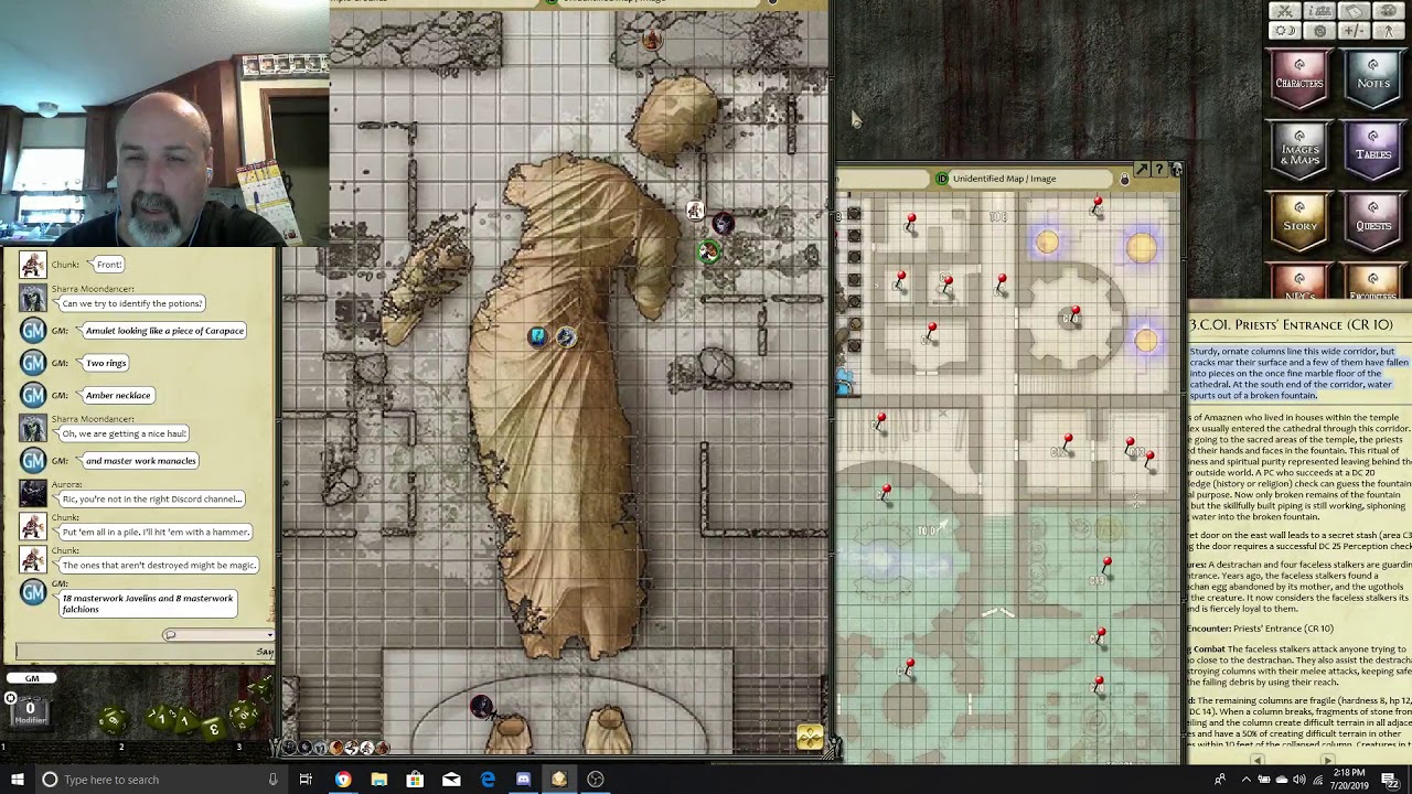 Ruins of Azlant 7 20 19 Session Part 2 - YouTube