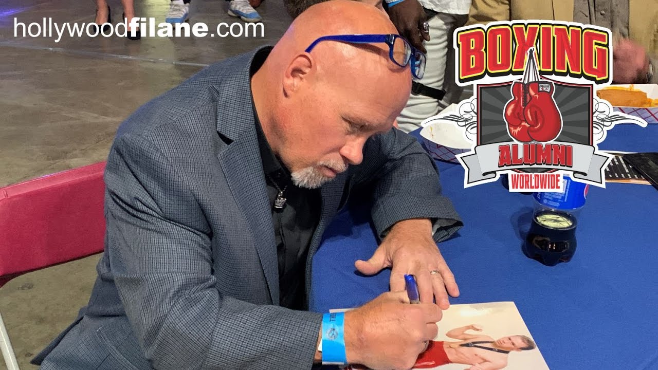 Scotty "The Bulldog" Olson signing autographs for fans- Boxing Alumni ...