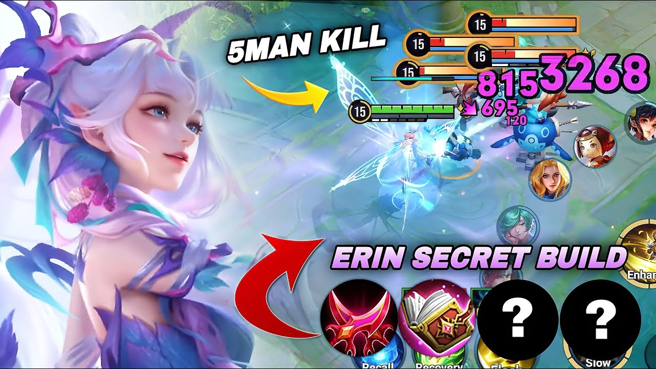 ERIN SECRET BUILD THAT CAN TANK 5 ENEMIES & STILL SURVIVE FOR RANK ...