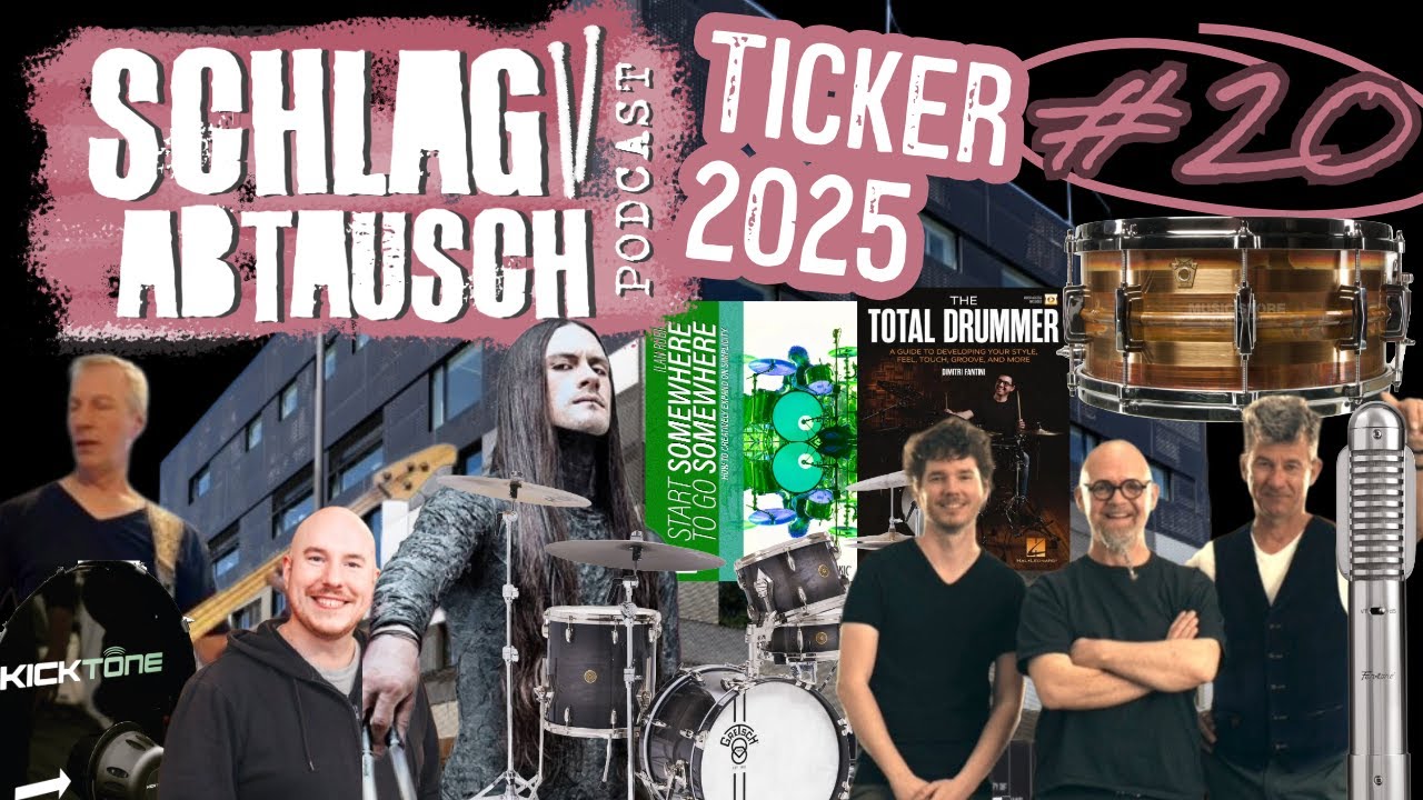 Von Bassdrum-Mics bis Jubiläums-Sets – die Drum-News im Ticker ...