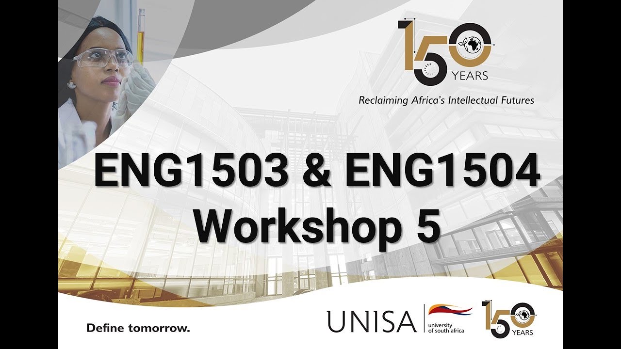 ENG1503 & ENG1504 Workshop 5 - YouTube