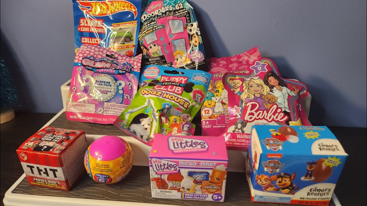 Minecraft, Disney Doorables, Shopkins Real Littles, More Toy unboxing ...