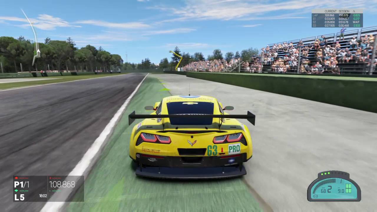 Project CARS GT3 Corvette C7.R at Imola 1:42:1 +Setup - YouTube