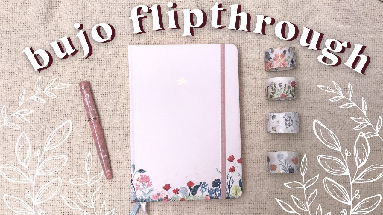 2022 BULLET JOURNAL FLIPTHROUGH | Custom Bullet Journal Flip through ...
