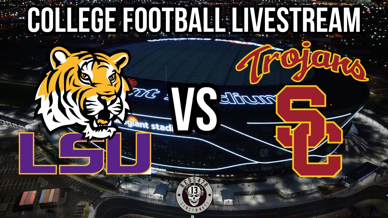LSU vs USC | College Football Livestream & Commentary - YouTube