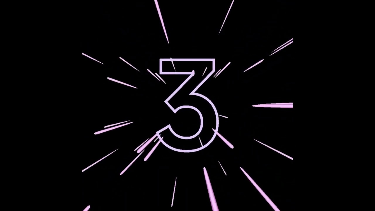 3 2 1 countdown animation video | copyrightfree free video - YouTube