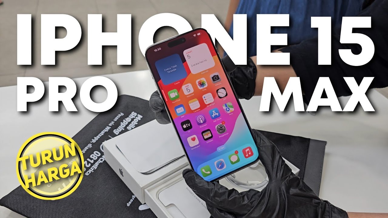 Unboxing iPhone 15 Pro Max White di iBox Margo City - YouTube
