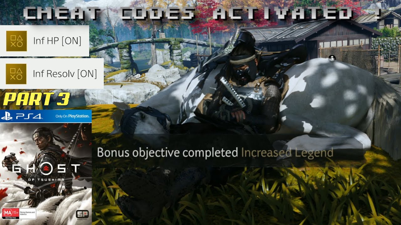 Ghost of Tsushima | Part 3 | PS4 | Cheat Codes Activated | Long-play - YouTube