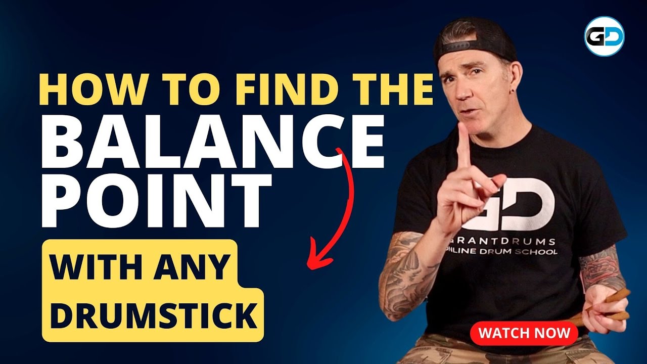 How to Find the Balance point on ANY DRUMSTICK - YouTube